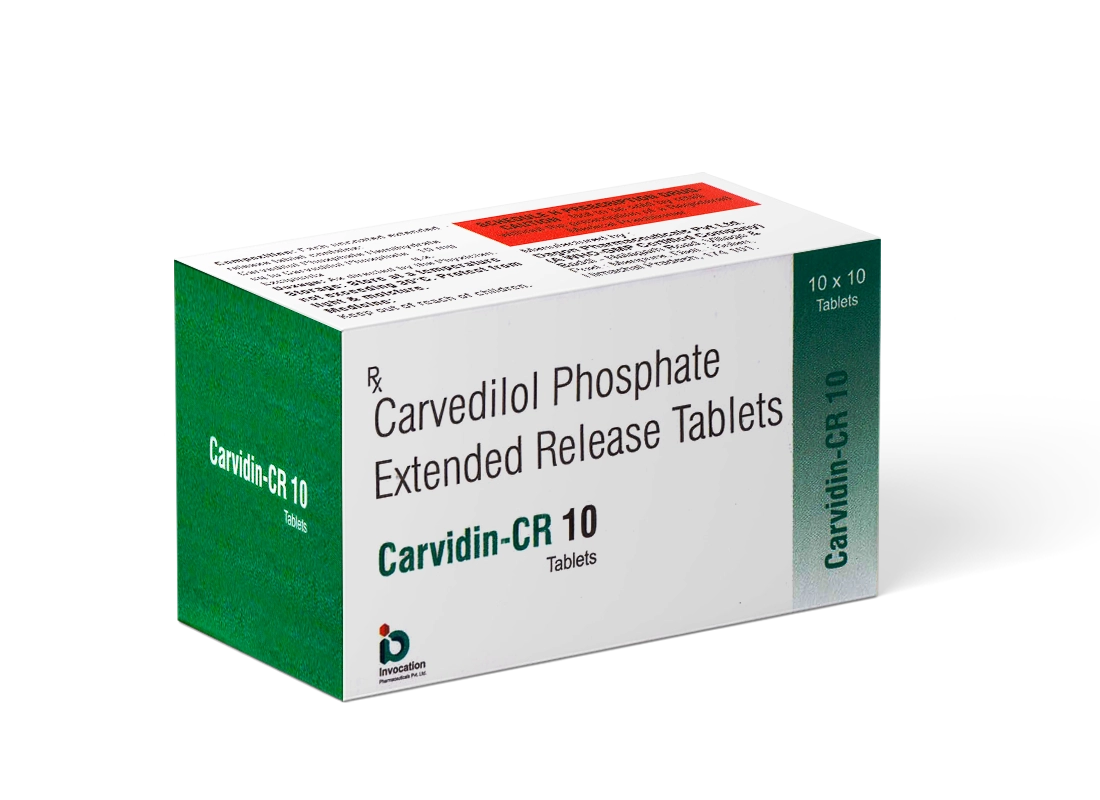 Carvidin-CR 10 - Invocation Pharmaceuticals Pvt Ltd.